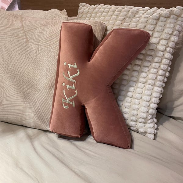 Alphabet Cushion - Etsy