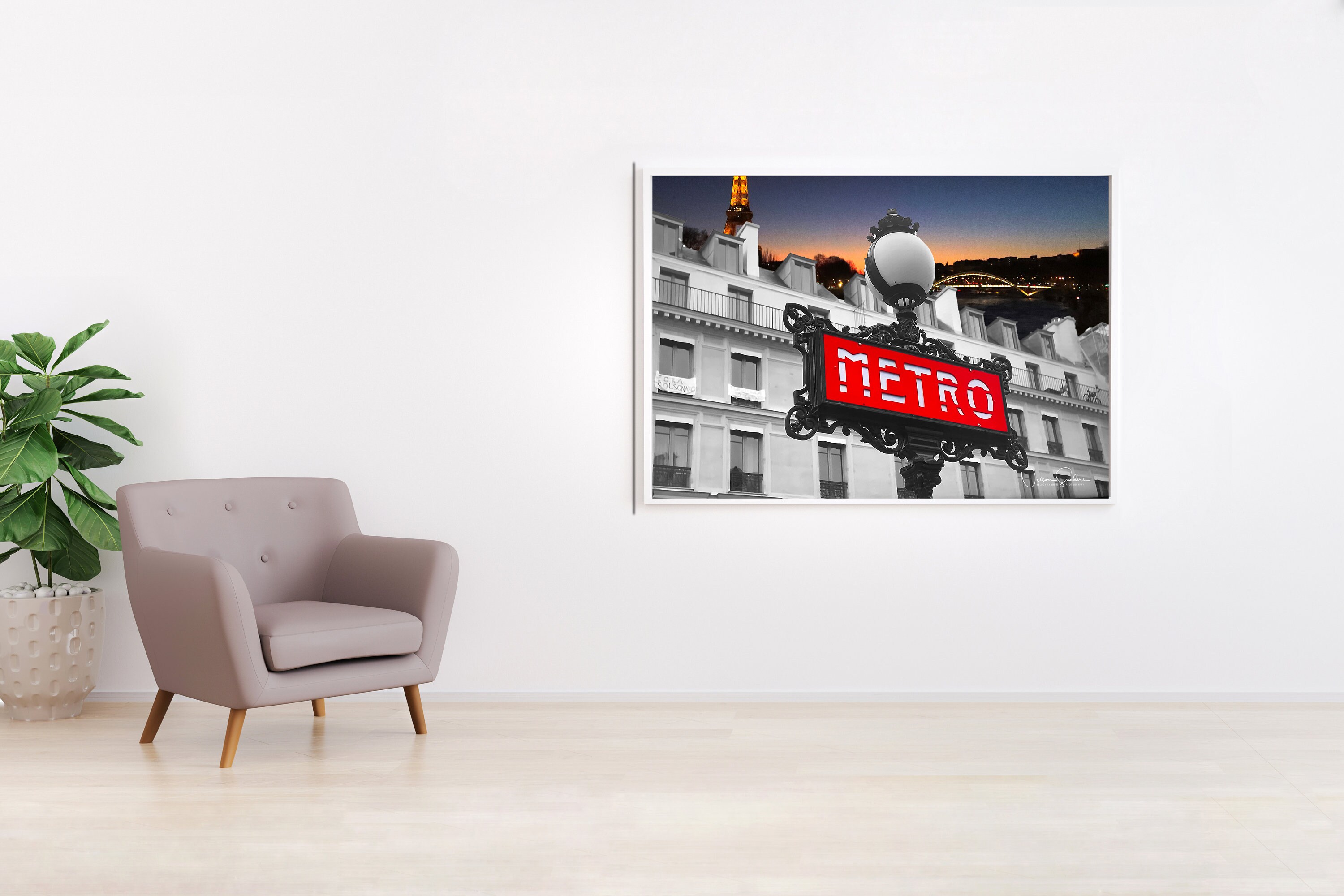 DIGITAL DOWNLOAD Paris France Wall Art, Paris Metro Sign, Paris ...
