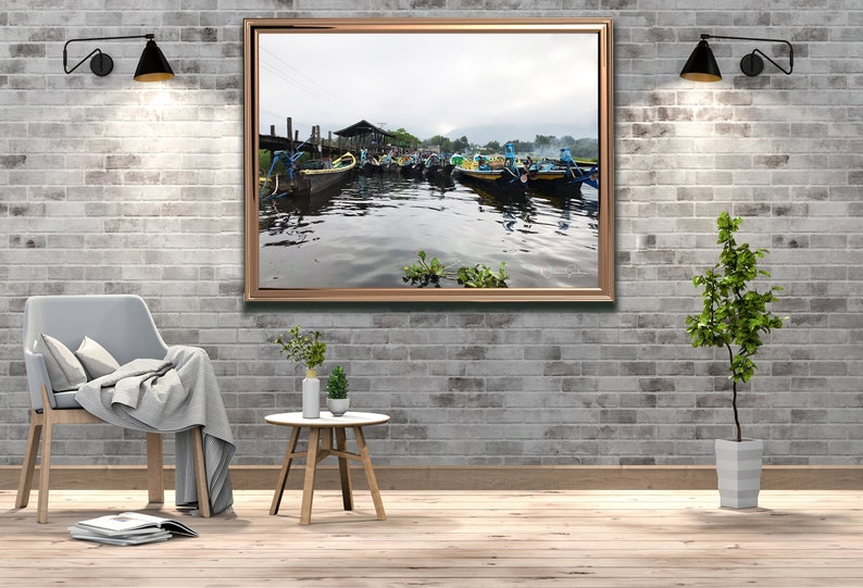 Inle Lake, Myanmar Wall Art, Myanmar Photo, Myanmar Decor, Yangon, Asia ...