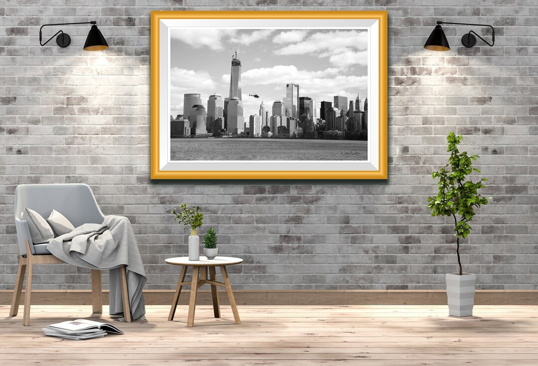 One World Trade Center Print, NYC Skyline, Black and White Photography ...