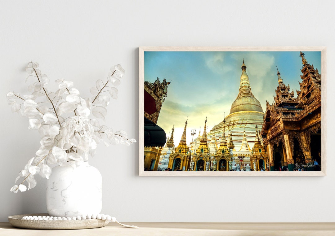 DIGITAL DOWNLOAD Shwedagon Pagoda, Myanmar Wall Art, Myanmar Photo ...