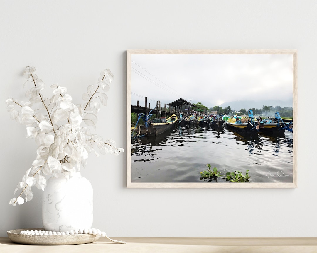 Inle Lake, Myanmar Wall Art, Myanmar Photo, Myanmar Decor, Yangon, Asia ...