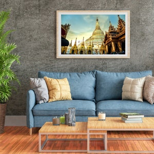 DIGITAL DOWNLOAD Shwedagon Pagoda, Myanmar Wall Art, Myanmar Photo ...
