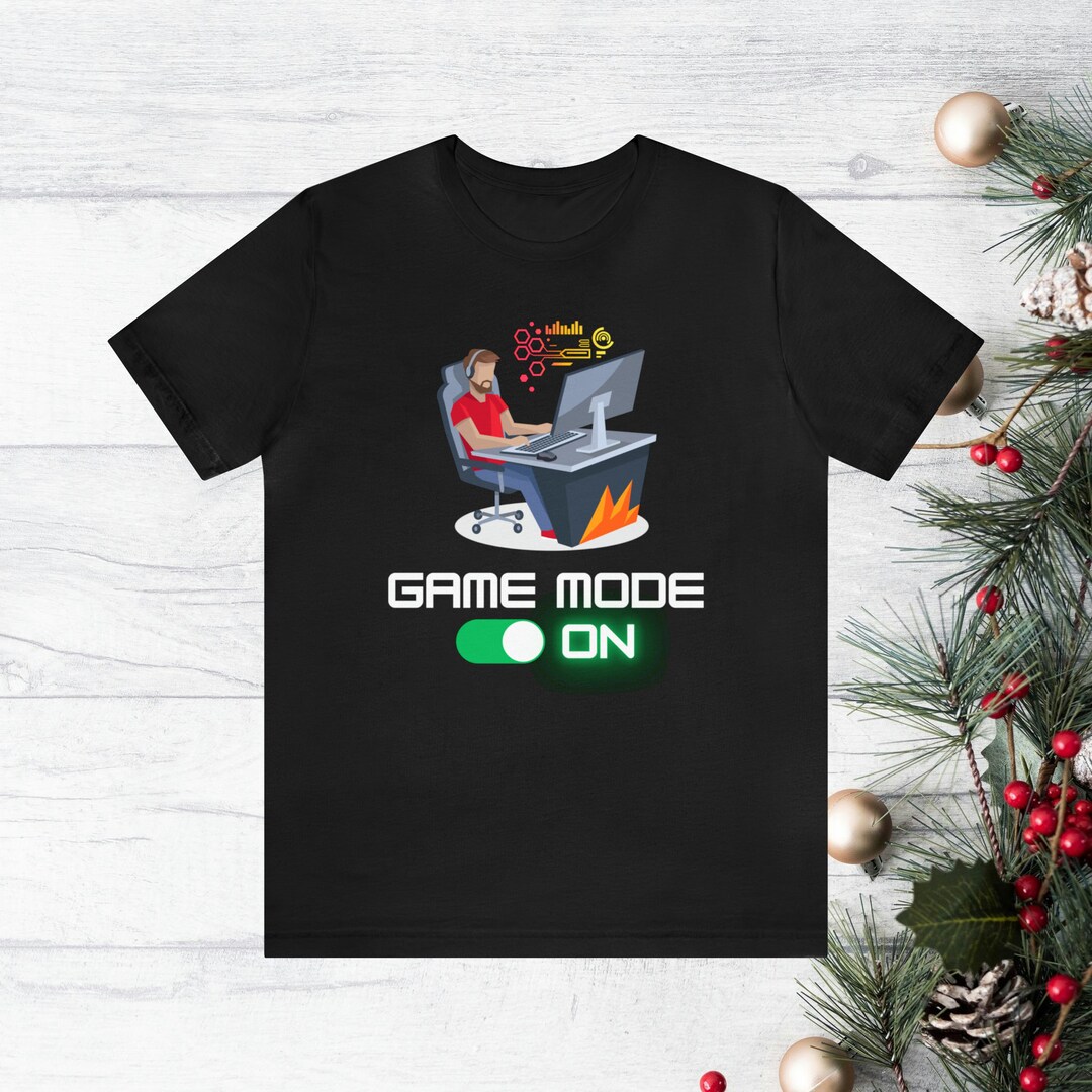 PC Gamer Gift Game Mode on PC Gaming Enthusiast Shirt Computer - Etsy