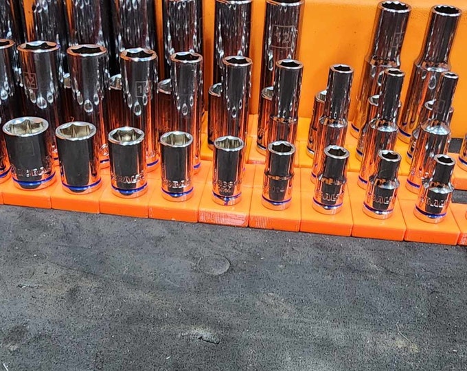 1/4 Drive Socket Rail Magnetic Modular Socket Organizer 3d Printed ...