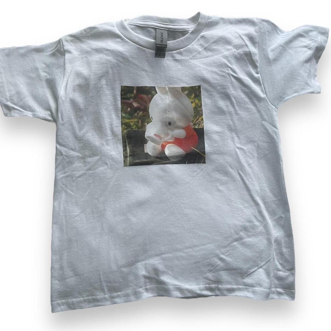 Miffy Tea Party Handmade Screen Printed Women's Baby Tee Style Top - Etsy