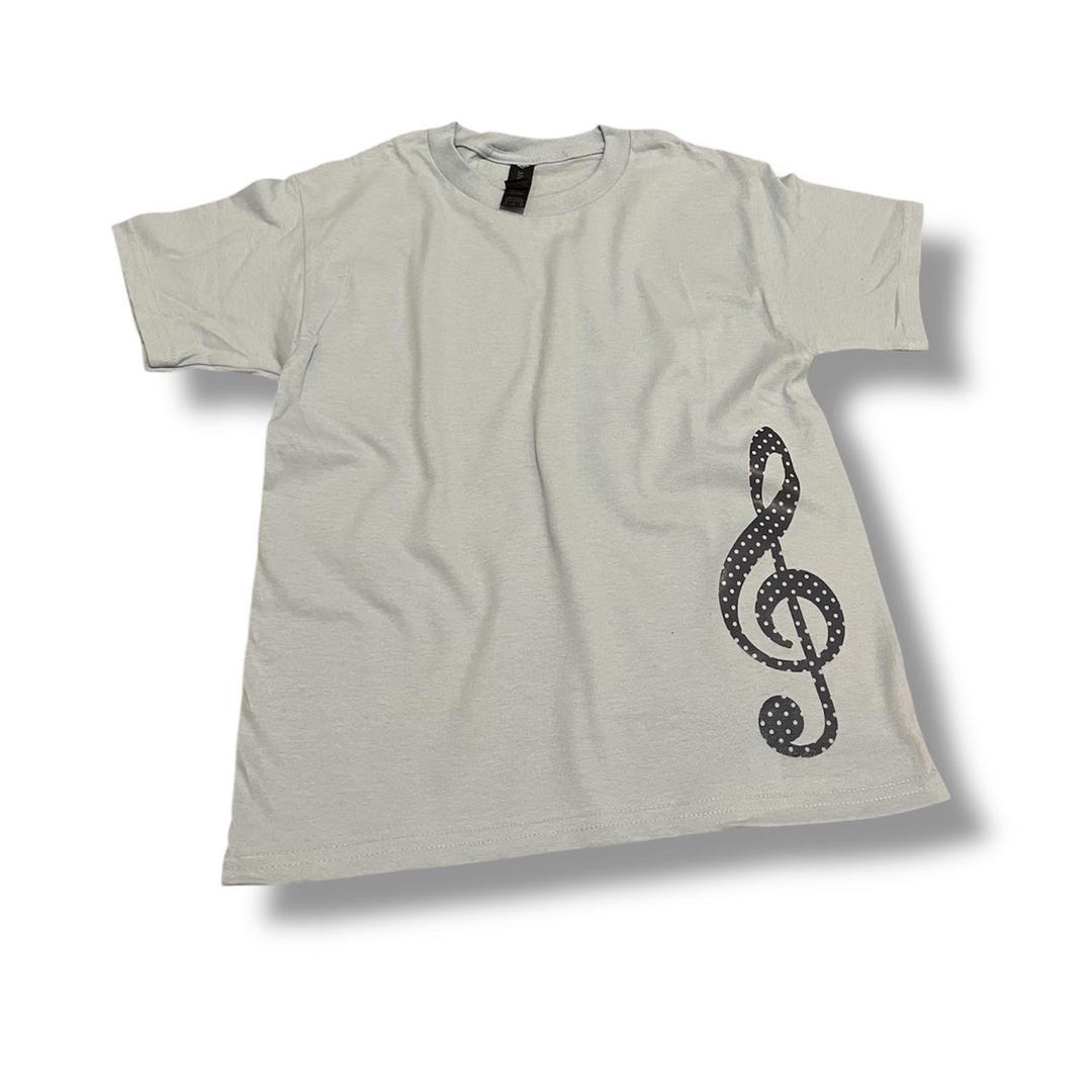 Music Note Polka Dot Coquette Handmade Screenprinted Women's Baby Tee ...