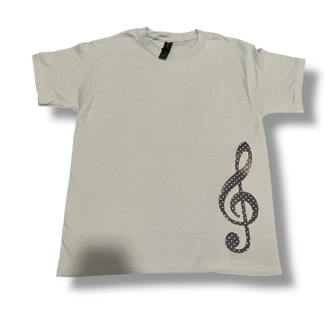 Music Note Polka Dot Coquette Handmade Screenprinted Women's Baby Tee ...