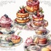 Digital Clipart Illustration Set, Victorian Tea Time, PNG Printable ...