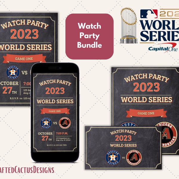 World Series Party Invitation - Etsy