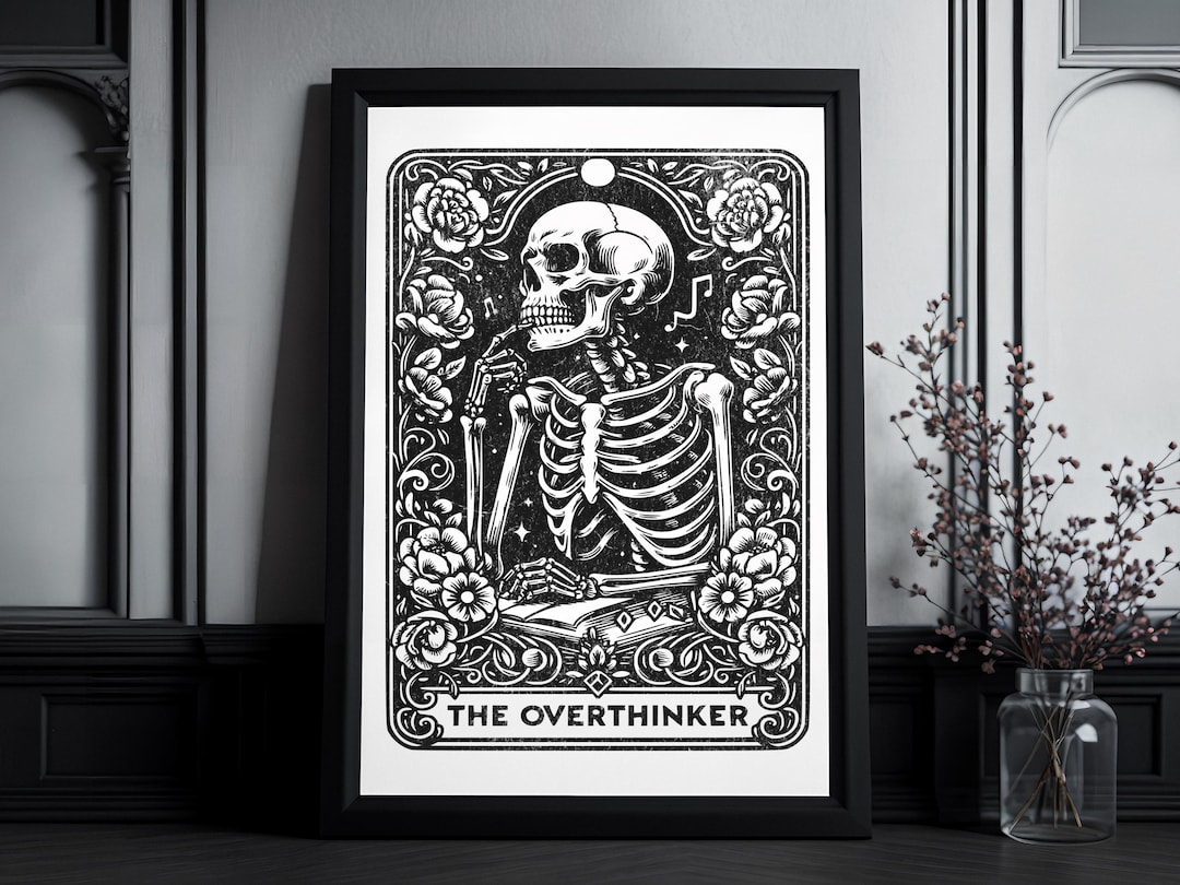 Art Print Tarot Card the Overthinker High Quality Print Gift for ...