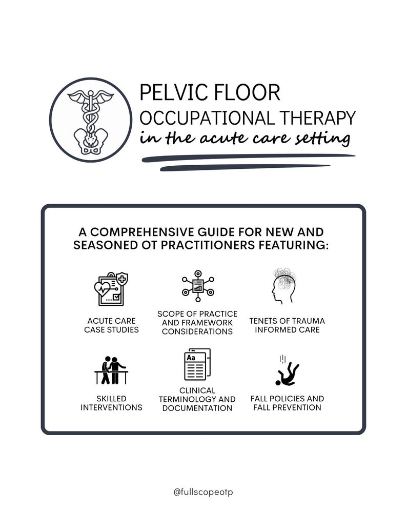 Pelvic Floor Therapy in Acute Care - Etsy