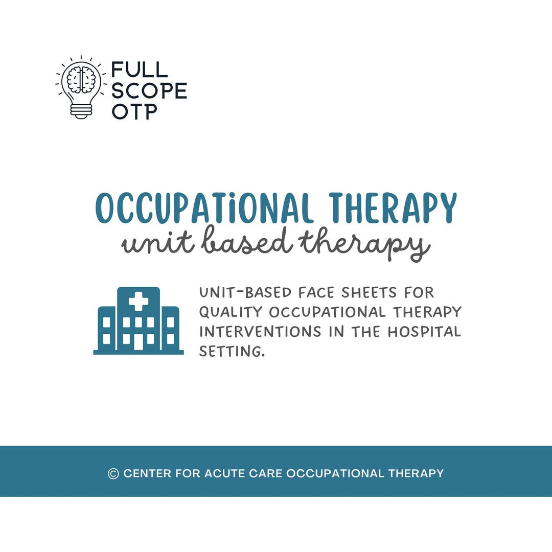 Full Scope OT Unit-specific Face Sheets - Etsy