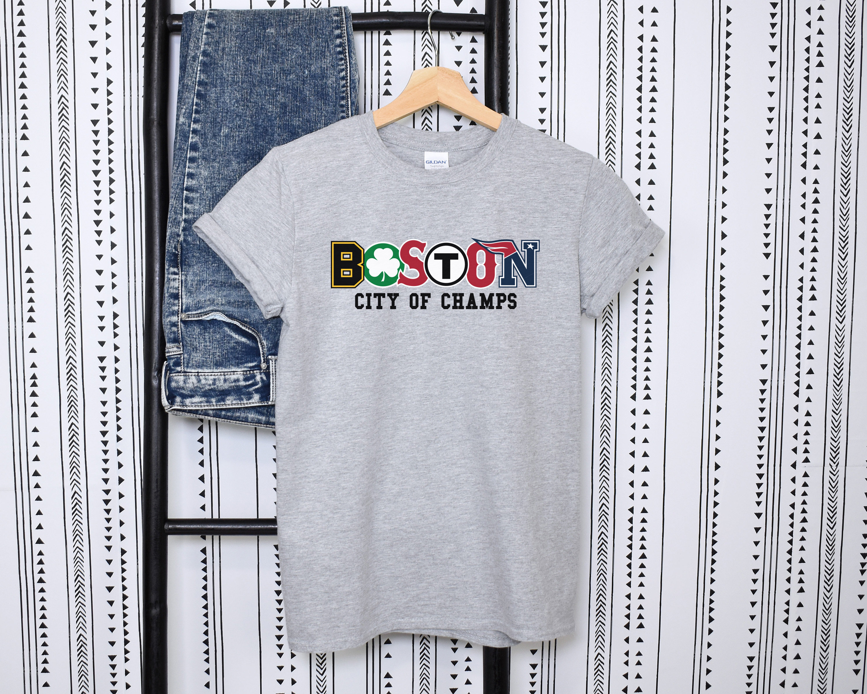 Vintage Boston Sports T-shirt, Boston City of Champs Tee, Unisex Shirt ...