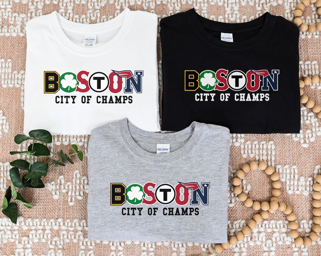 Vintage Boston Sports T-shirt, Boston City of Champs Tee, Unisex Shirt ...
