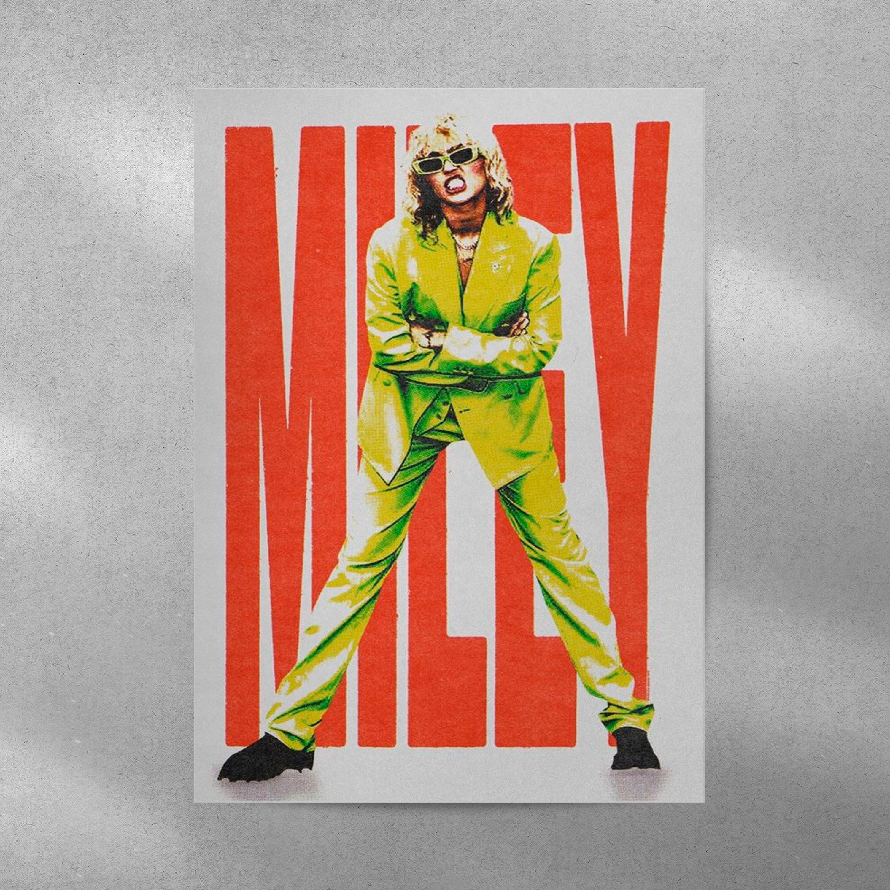 Miley Cyrus Retro Prints, Album Cover Art Poster, Gift for Fan, Album ...