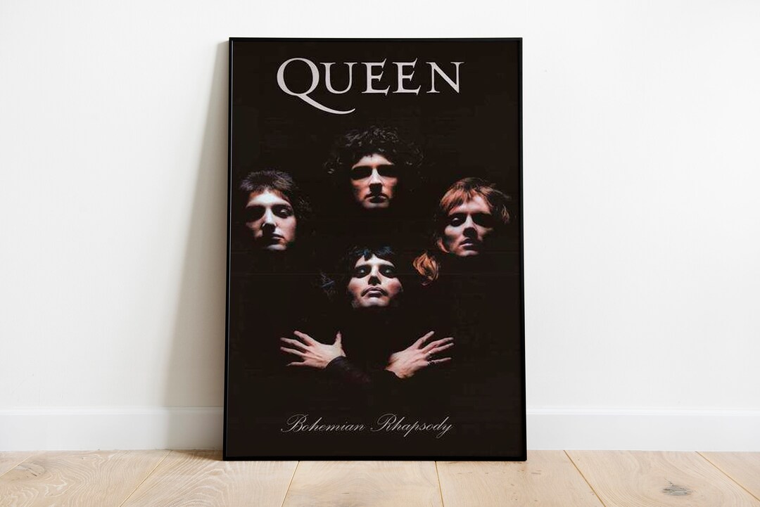 Queen Fanmade Music Canvas, Retro Music Wall Art, Vintage Album Cover ...