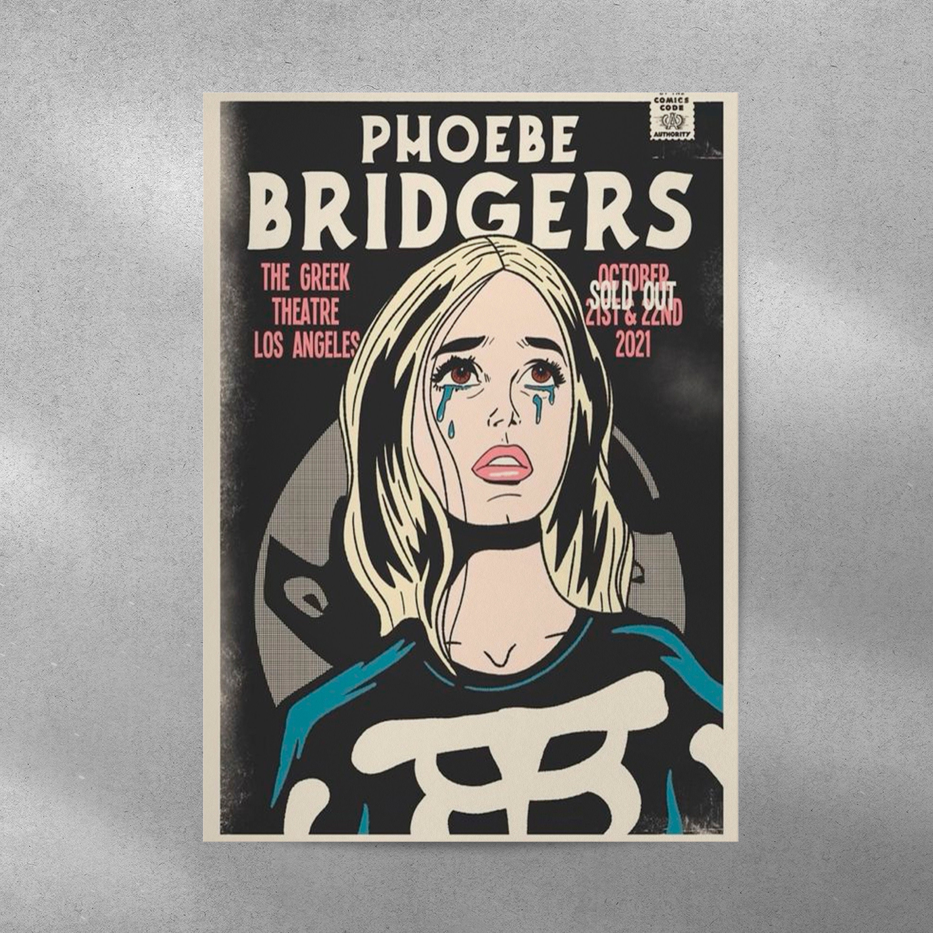 Phoebe Bridgers Fan Art Poster, Music Album Poster, Phoebe Bridgers Graphic Poster, Phoebe ...
