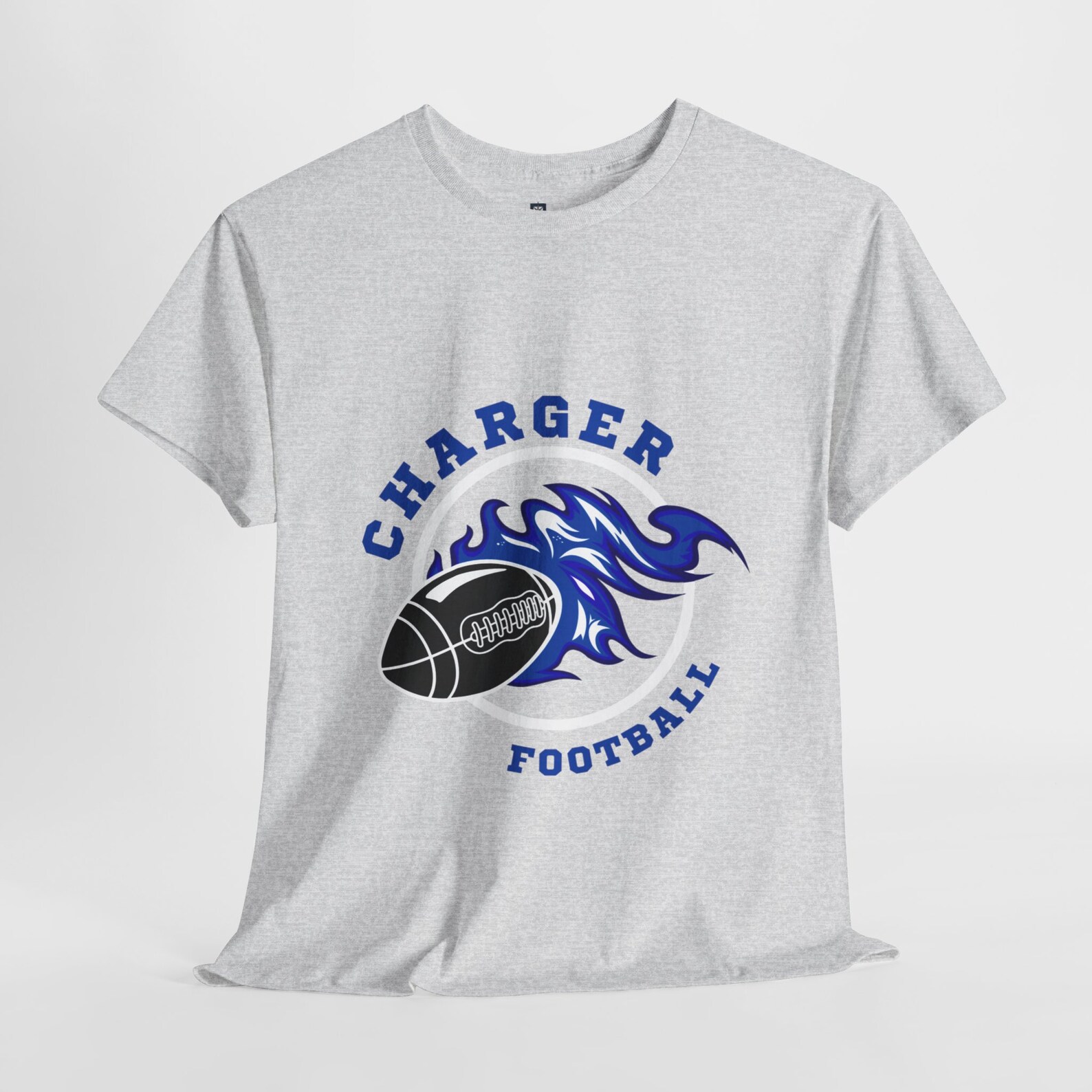 Charger Blue Flame Football - Etsy
