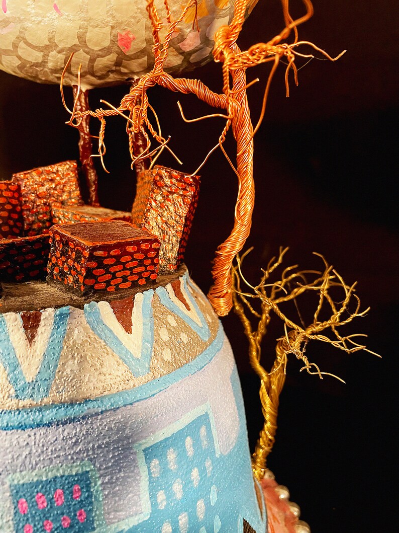 Bird Man Alebrije Paper Mache Sculpture - Etsy