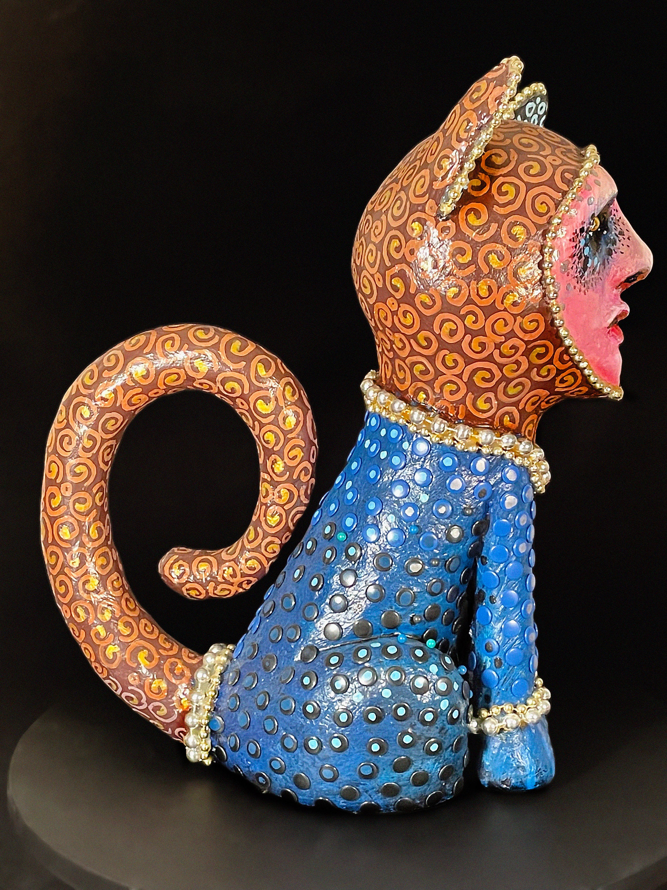 Cat Alebrije Paper Mache Sculpture - Etsy