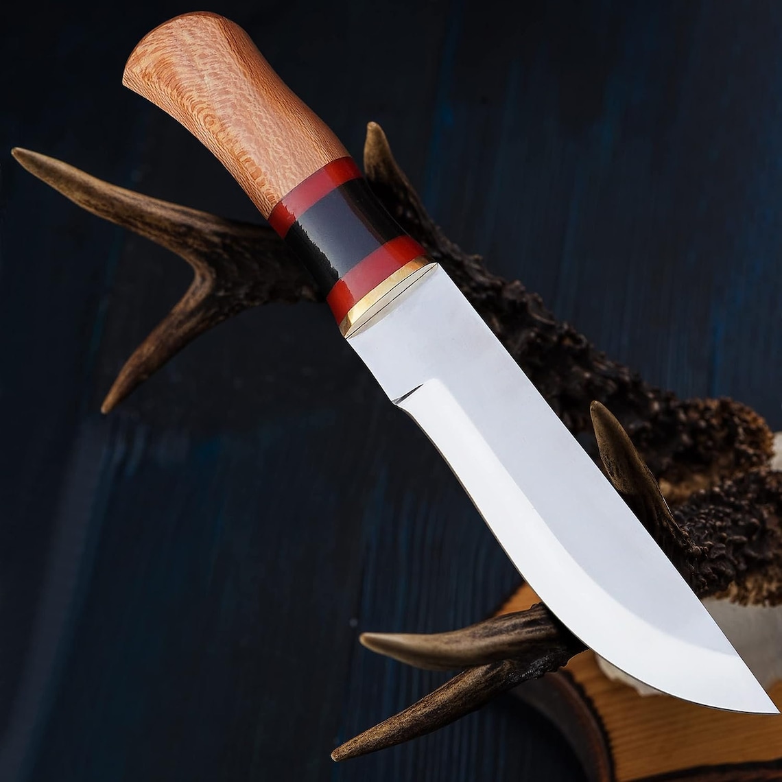 Puukko Knife With Sheath 12 Inch Mirror Polished D2 Stainless Steel ...