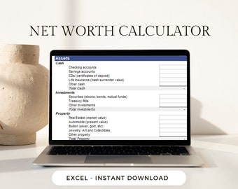 Net Worth Tracker Excel - Etsy