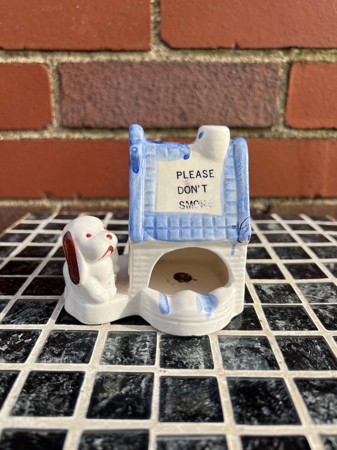 Vintage Dog House Ashtray - Etsy