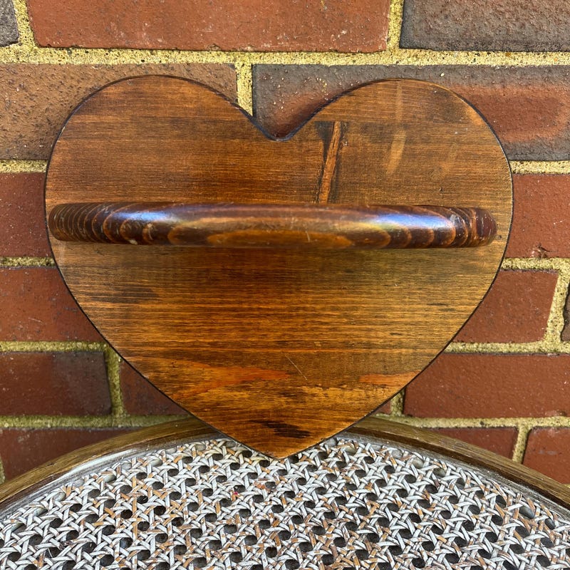 Wood Heart Shelf - Etsy