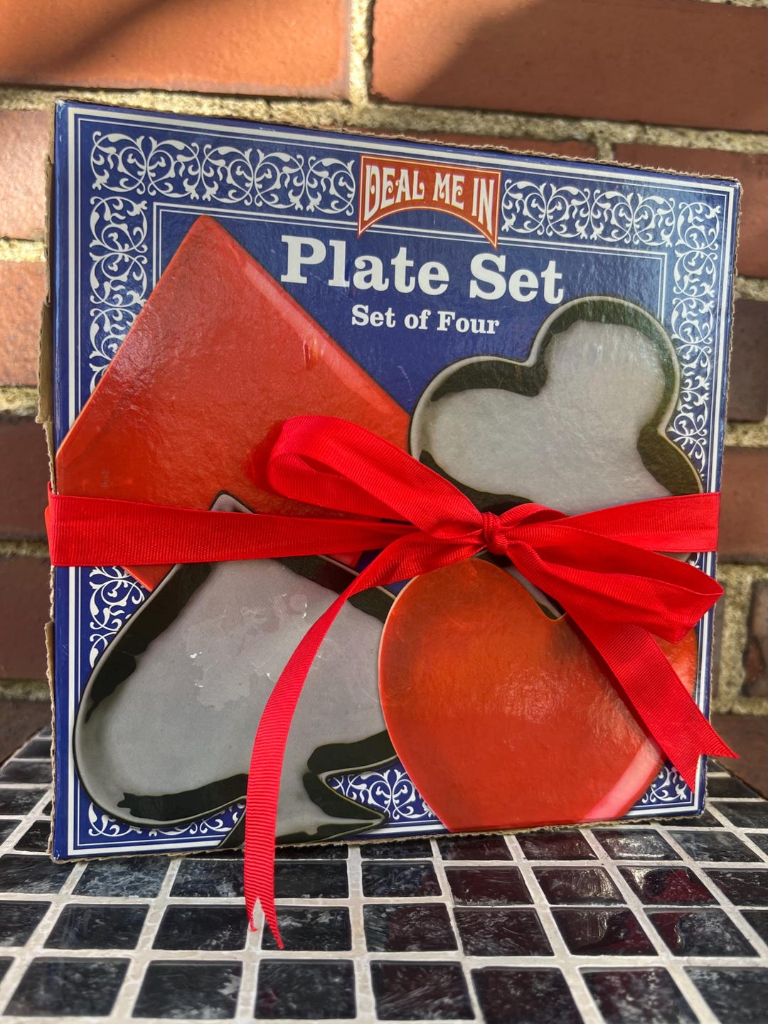 Set of 4 Playing Card Suit Plates - Etsy