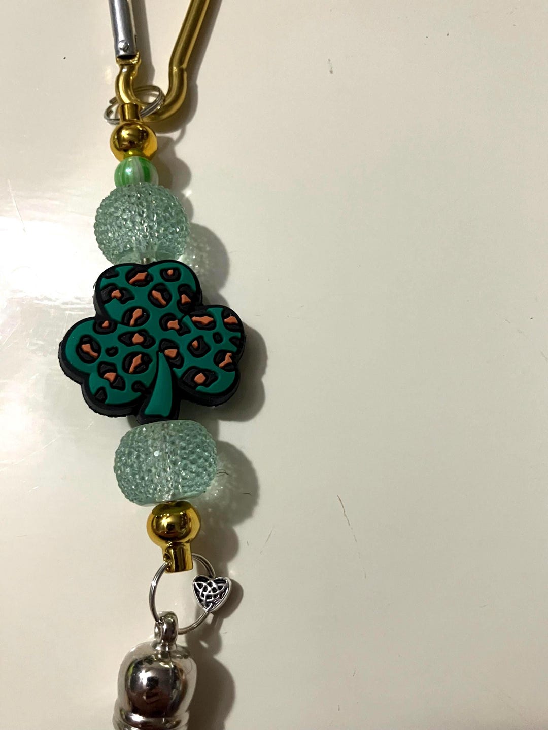 Shamrock, St. Patrick’s Day Beaded Key Chain - Etsy