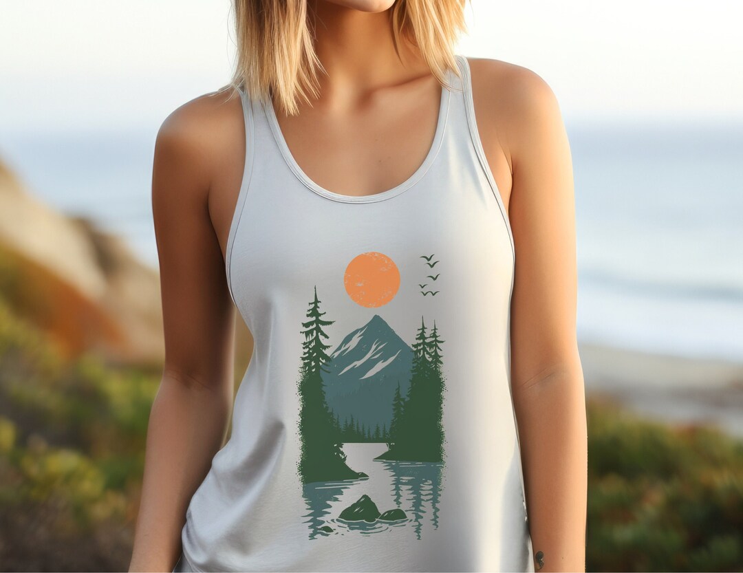 Hiking Tank Top Gift for Outdoor Lover, Camping Shirts, Graphic Tee ...
