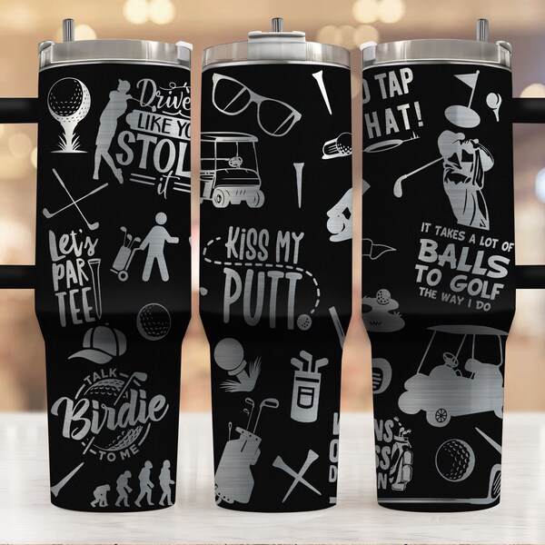 Golf Tumbler - Etsy