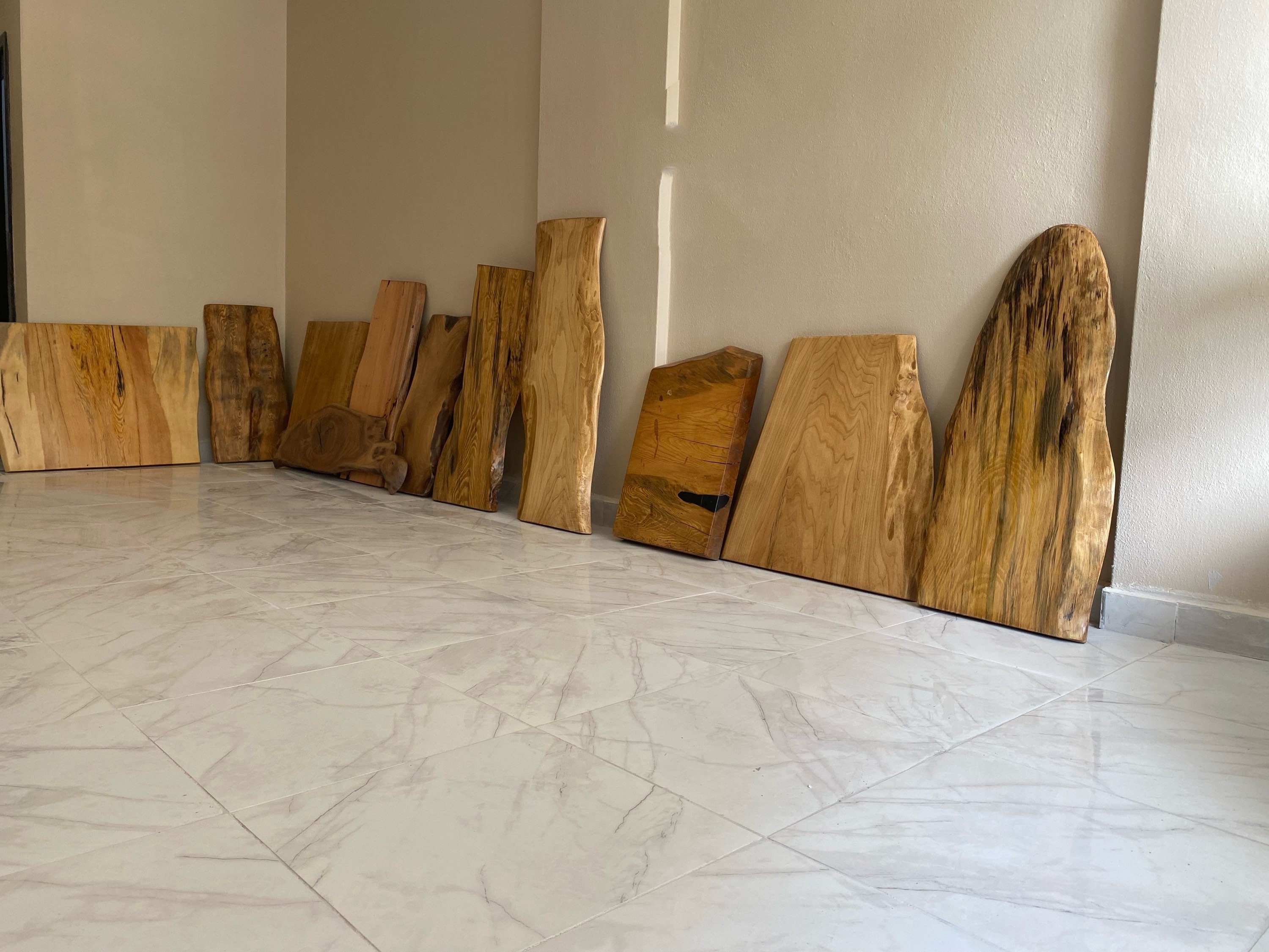 Live Edge Coffee Table Solid Wood Pinewood Table Accent Table - Etsy