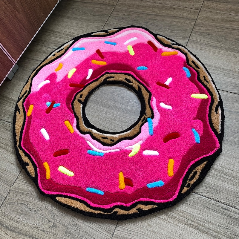 Fluffy Circle Rug - Etsy