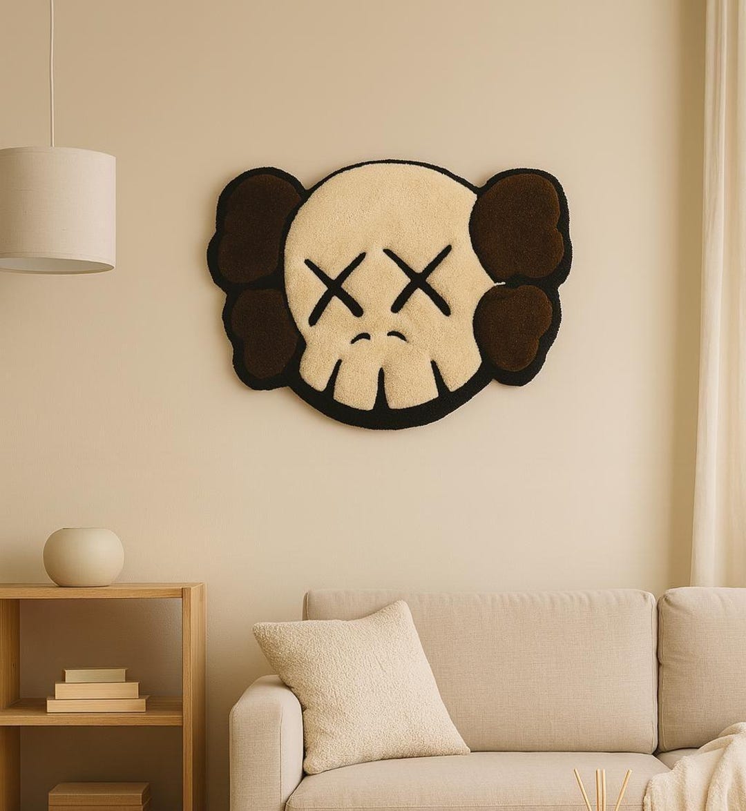 Funny Custom Tufted Rug – Handmade Cartoon Head Kids Decor Gift - Etsy