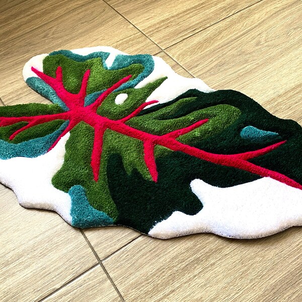 Leaf Rug - Etsy