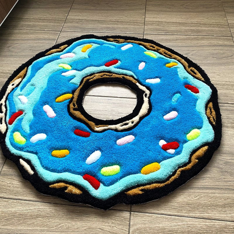 Round Bathroom Rug - Etsy
