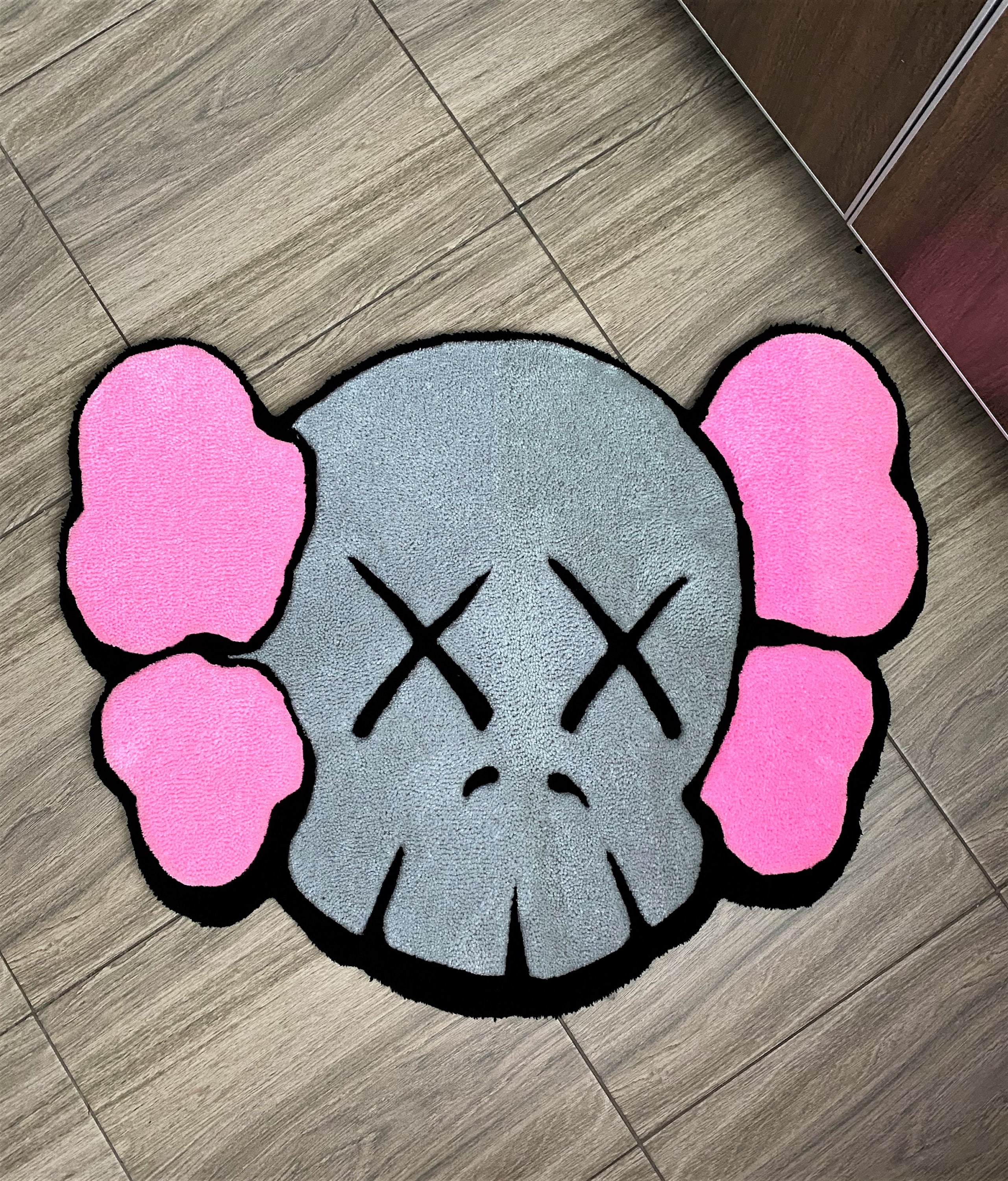 KAWS Face Tufted Rug Kaws Tufted Rug Modern Anime Custom Rug - Etsy UK