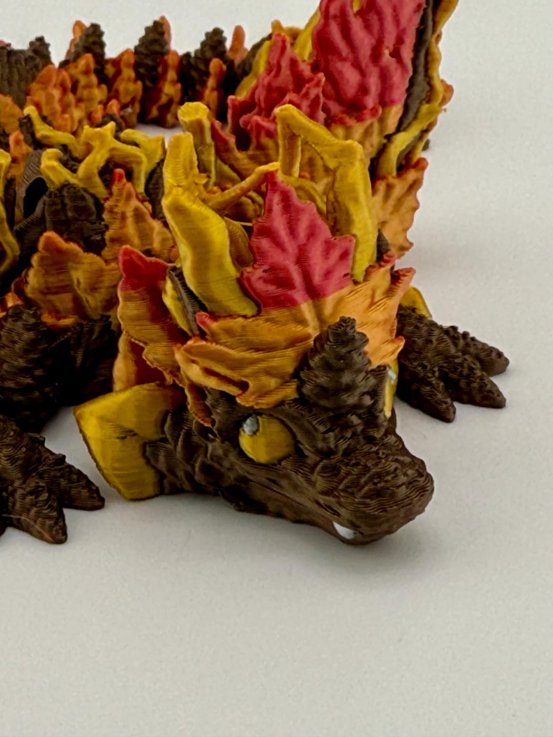 Lil Autumn Pine Dragon - Etsy