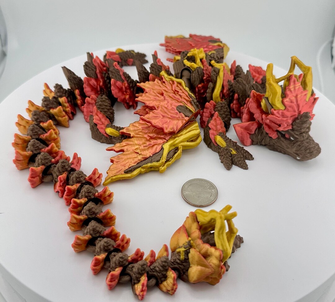 Autumn Pine Dragon - Etsy