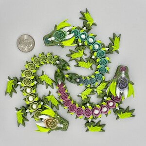 Lil' Luminescent Rose Dragon - Etsy
