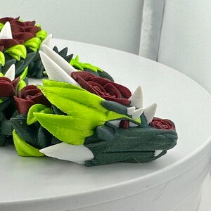 Red Rose Dragon - Etsy