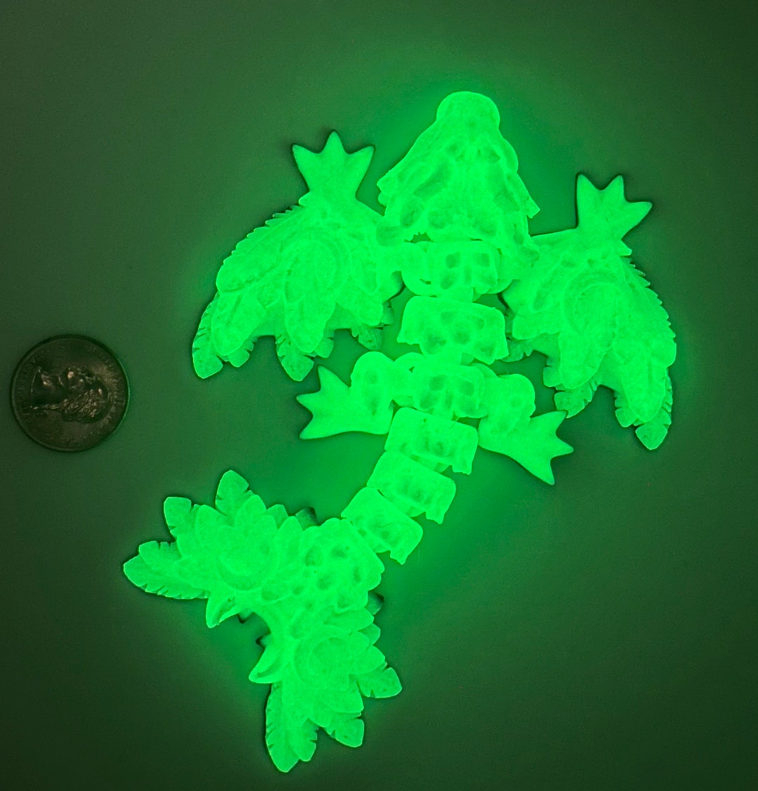 Lil' Radioactive Lunar Dragon - Etsy