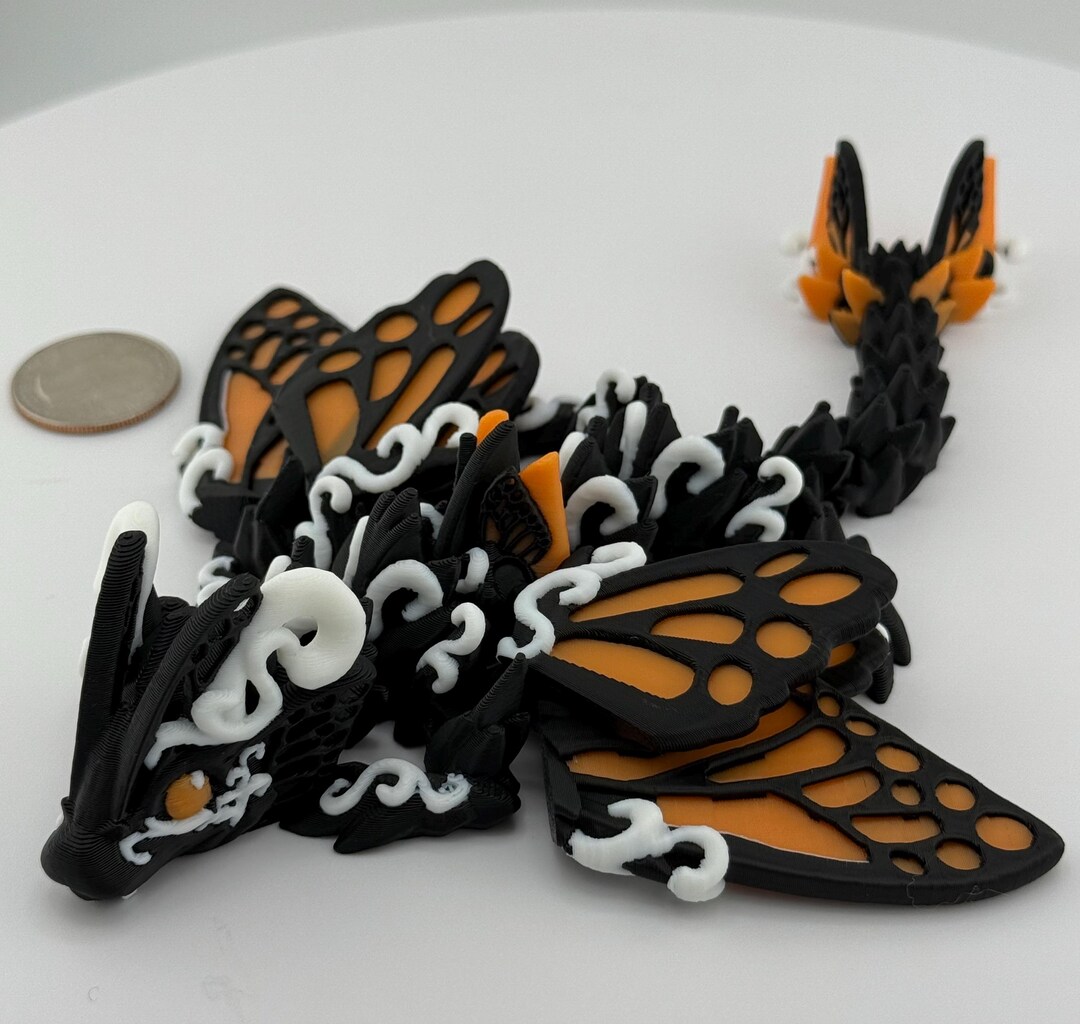 Lil' Monarch Butterfly Dragon - Etsy