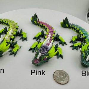 Lil' Luminescent Rose Dragon - Etsy