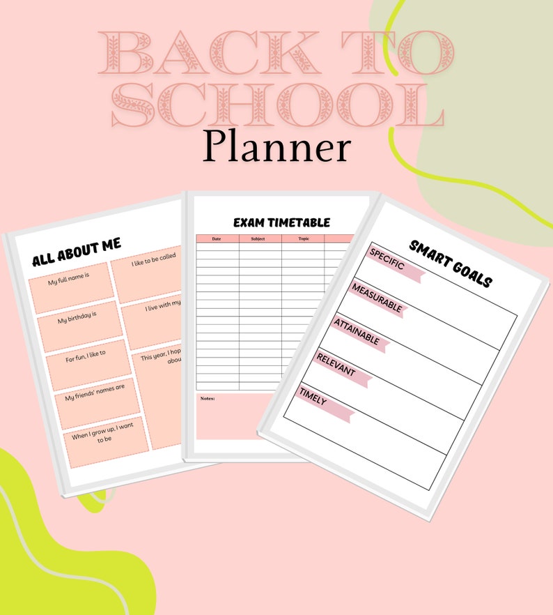 Back to School Planner - Etsy
