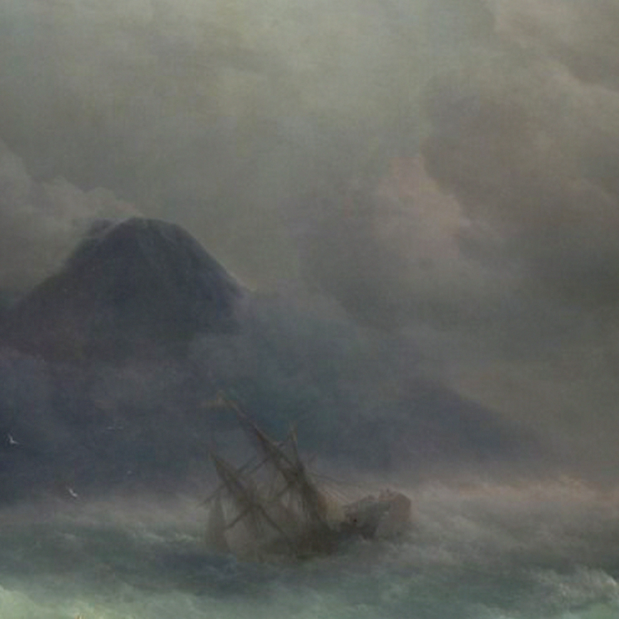 The Shipwreck Oil Paint, Moody Wall Art Printable, Victorian Painting ...