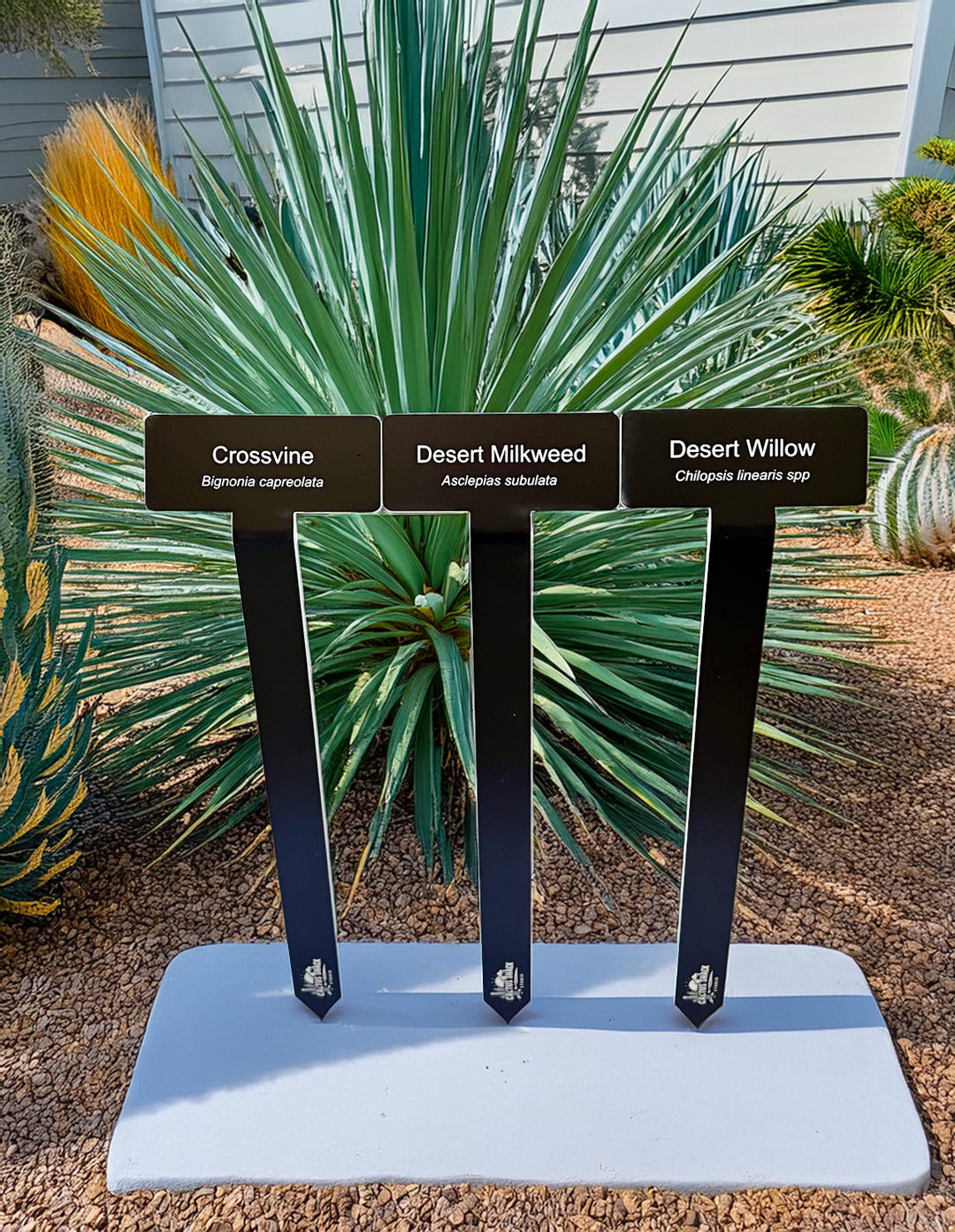 CUSTOM Engraved Plant Stake & Tag | Acrylic Plant Tag With Integrated ...