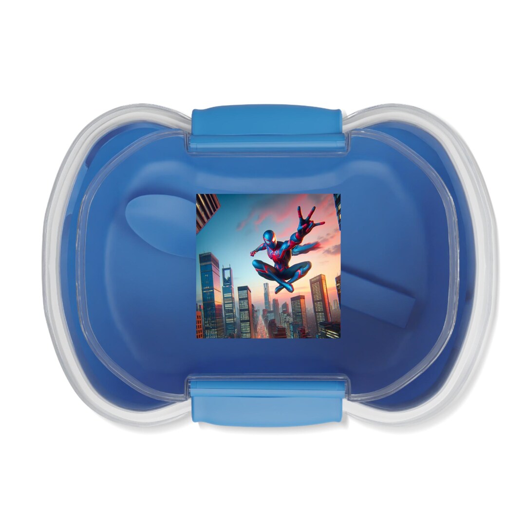Spider-man Two-tier Bento Box - Etsy